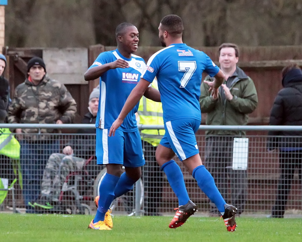 Bedford Town v AFC Rushden & Diamonds Evo-Stik Southern Football League ...