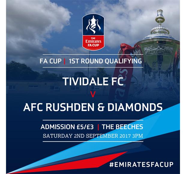 Tividale FC v AFC Rushden & Diamonds – Saturday 2nd September – AFC ...