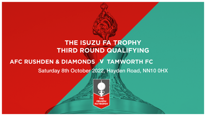 Match Preview: AFC Rushden & Diamonds vs Tamworth – AFC Rushden & Diamonds