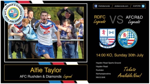 AFC R&D Legend – Alfie Taylor – AFC Rushden & Diamonds
