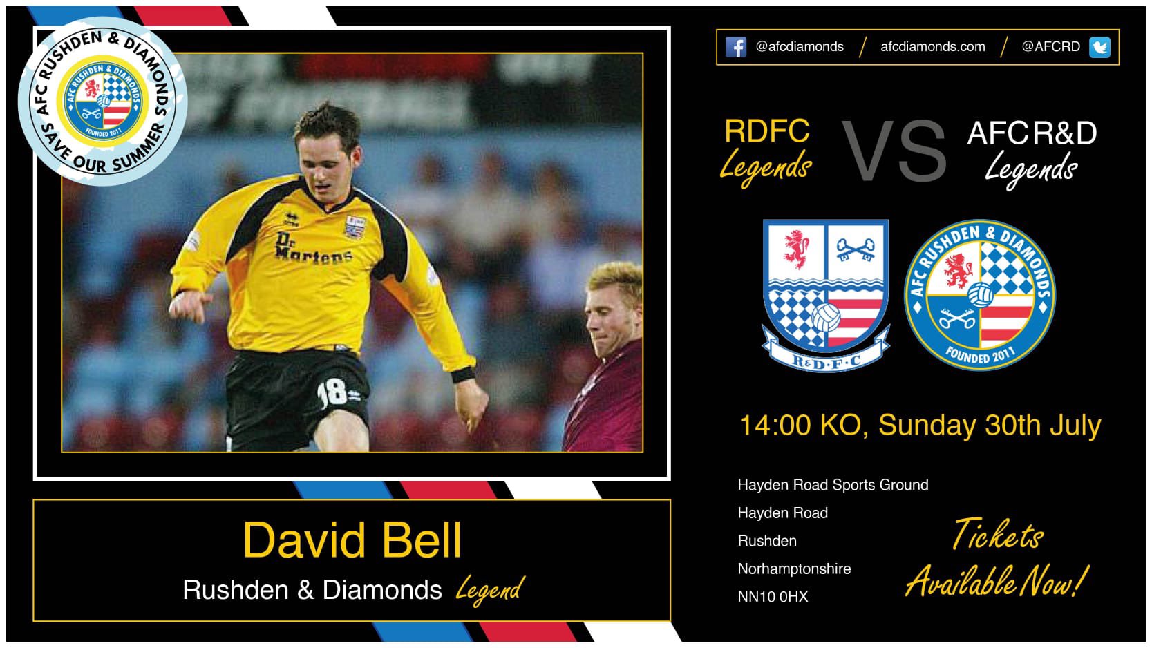 RDFC Legend – David Bell – AFC Rushden & Diamonds