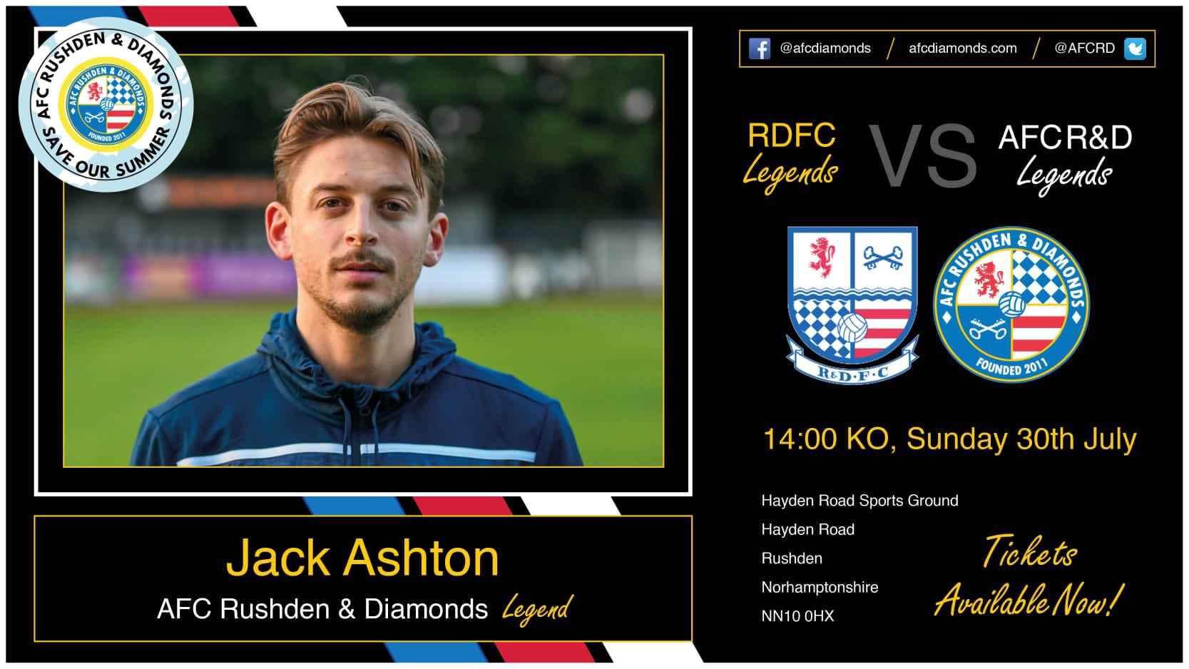 AFC R&D Legend – Jack Ashton – AFC Rushden & Diamonds