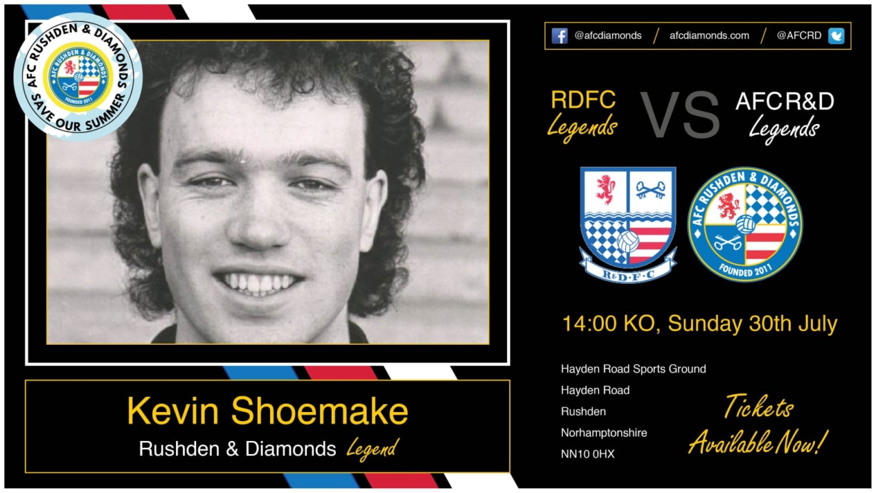 RDFC Legend – Kevin Shoemake – AFC Rushden & Diamonds