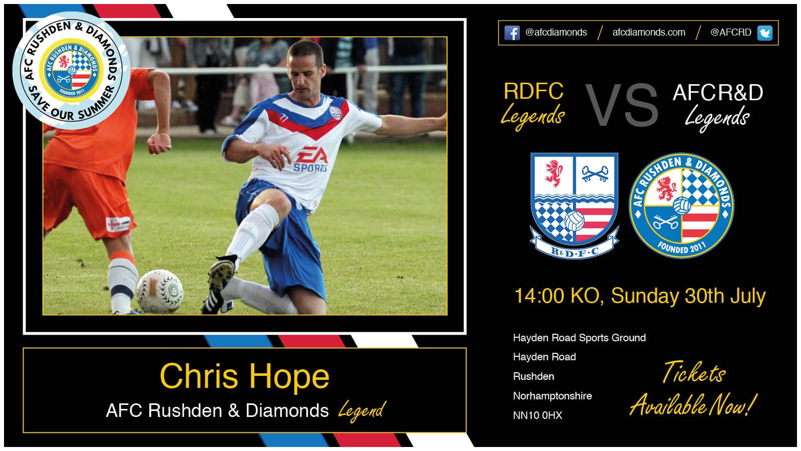 AFC R&D Legend – Chris Hope – AFC Rushden & Diamonds
