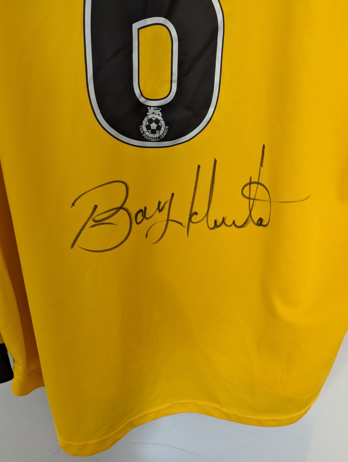Lot 21c – Barry Hunter Match Worn Shirt Signed – AFC Rushden & Diamonds