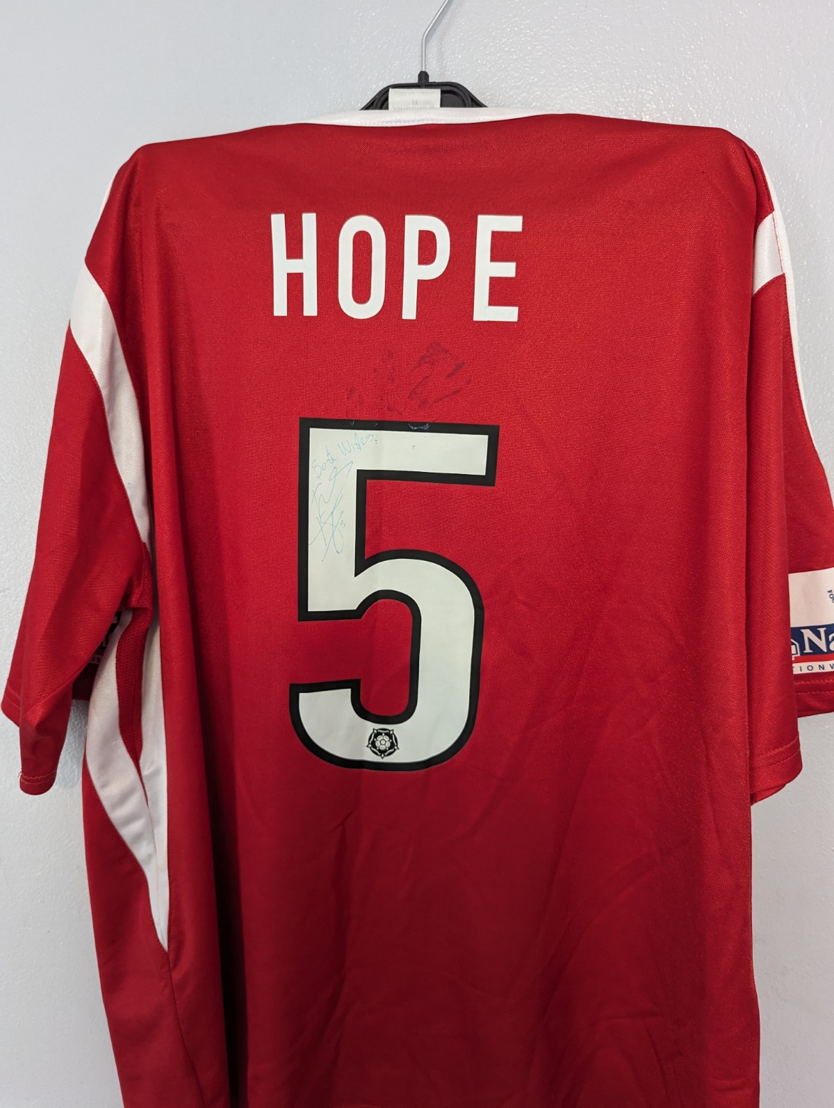 Lot 23b – Chris Hope Match Worn Shirt – AFC Rushden & Diamonds