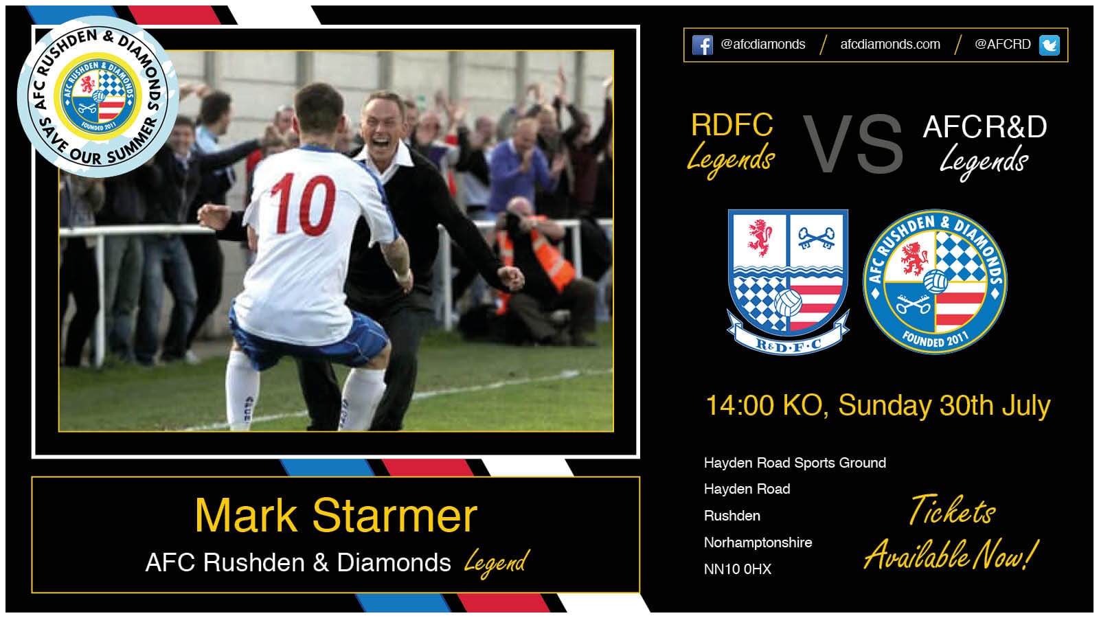 AFC R&D Legend – Mark Starmer – AFC Rushden & Diamonds