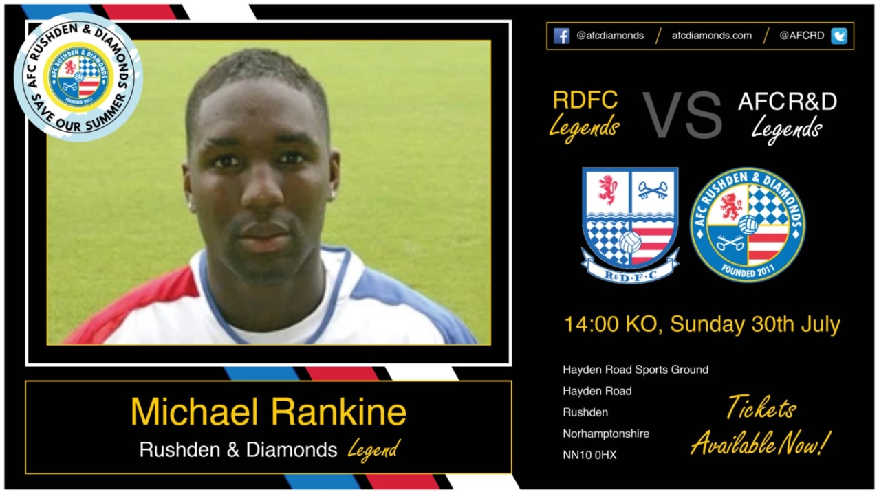 RDFC Legend – Michael Rankine – AFC Rushden & Diamonds