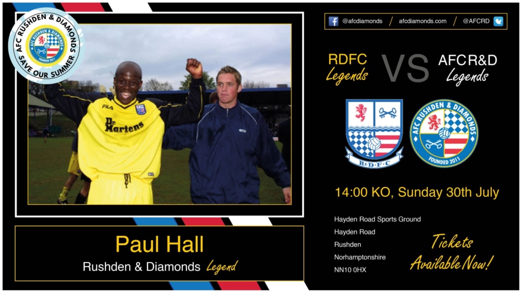 RDFC Legend – Paul Hall – AFC Rushden & Diamonds