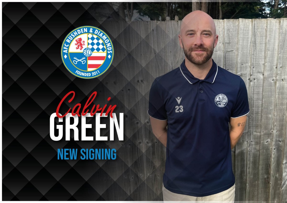 New Signing | Calvin Green – AFC Rushden & Diamonds