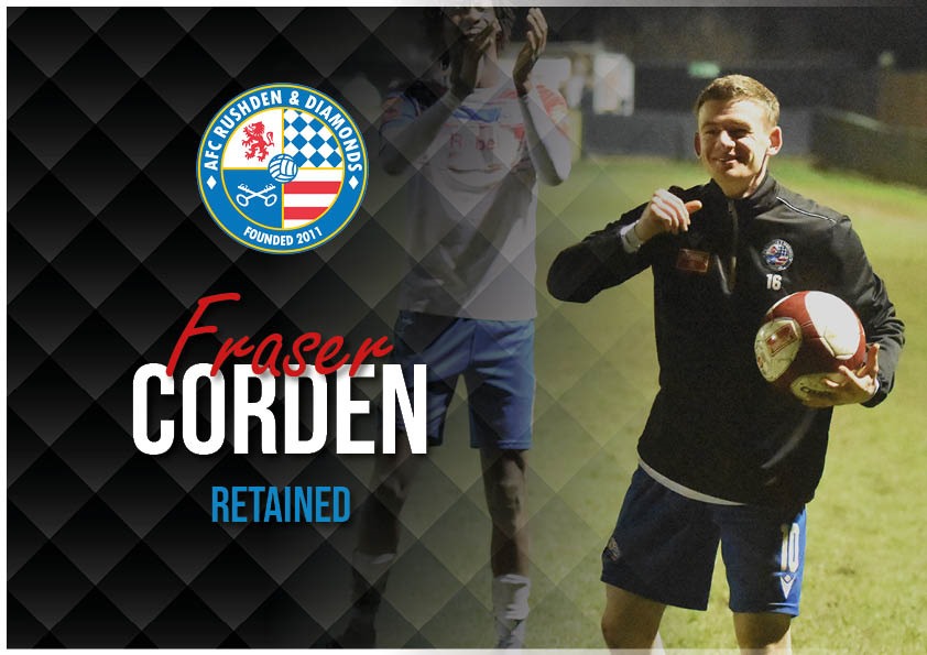 Retained | Fraser Corden – AFC Rushden & Diamonds