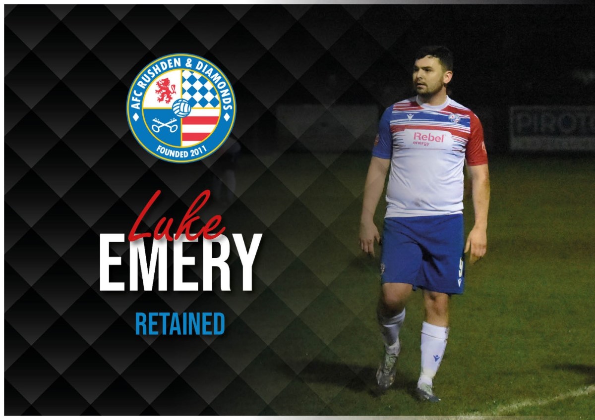 Retained | Luke Emery – AFC Rushden & Diamonds