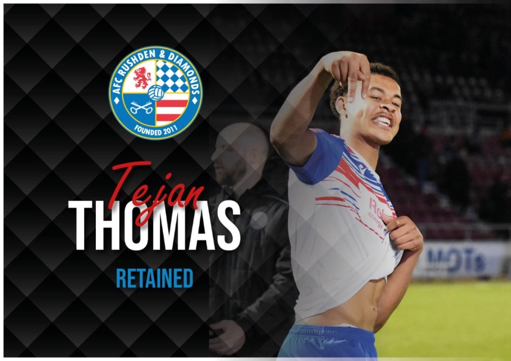 Retained | Tejan Thomas – AFC Rushden & Diamonds