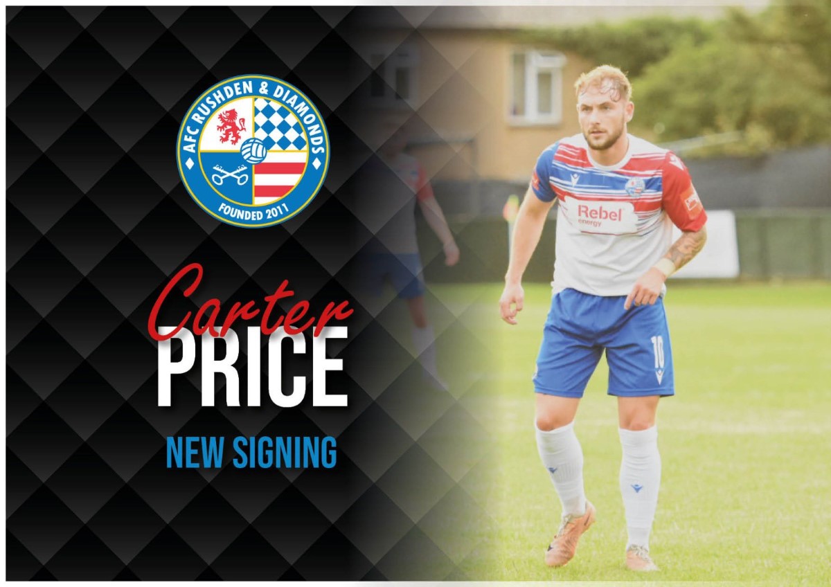 New Signing | Carter Price – AFC Rushden & Diamonds