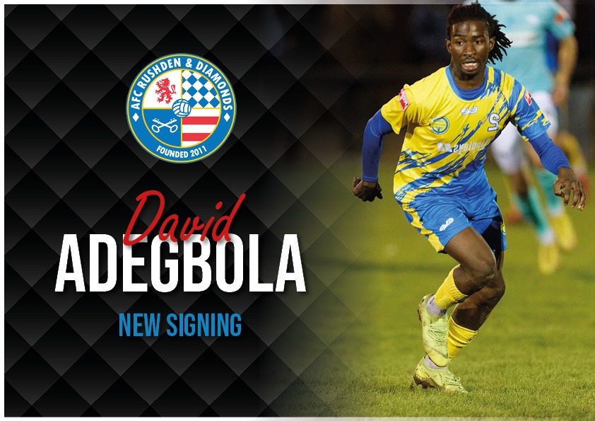 New Signing | David Adegbola – AFC Rushden & Diamonds