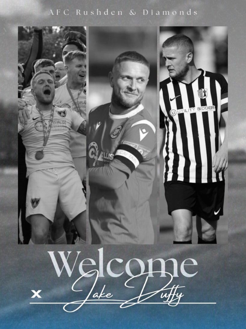 New Signing | Jake Duffy – AFC Rushden & Diamonds
