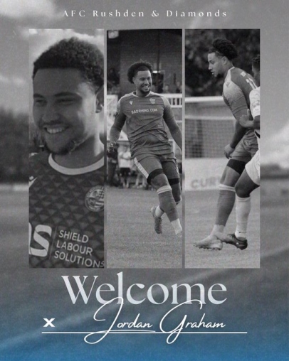 New Signing | Jordan Graham – AFC Rushden & Diamonds