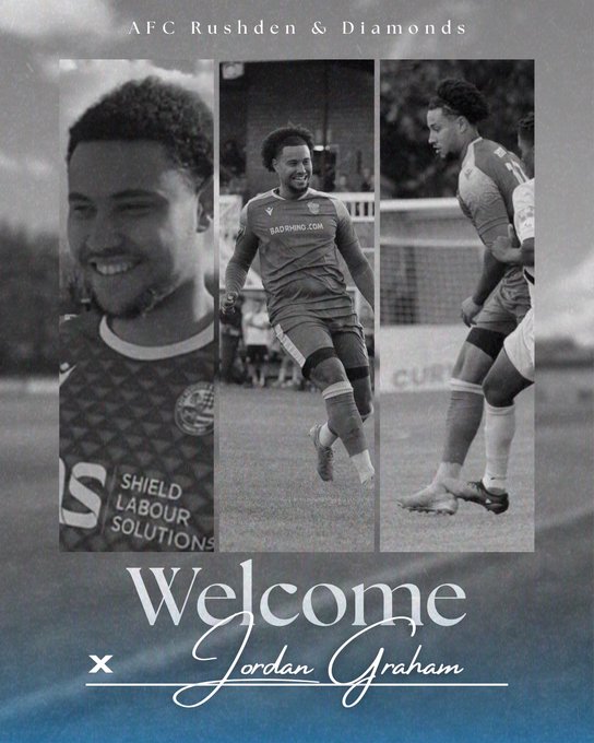 New Signing | Jordan Graham – AFC Rushden & Diamonds