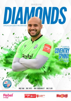Matchday Programmes – 2024/25 – AFC Rushden & Diamonds